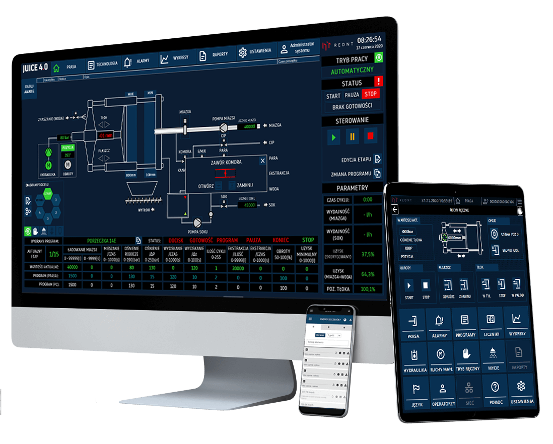 Automation, digitisation of production of juices and concentrates ...